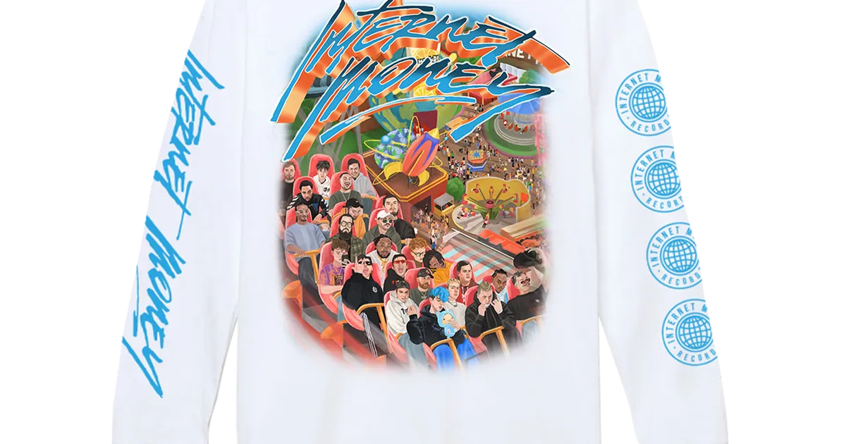 Internet Money Album Art Long Sleeve - White