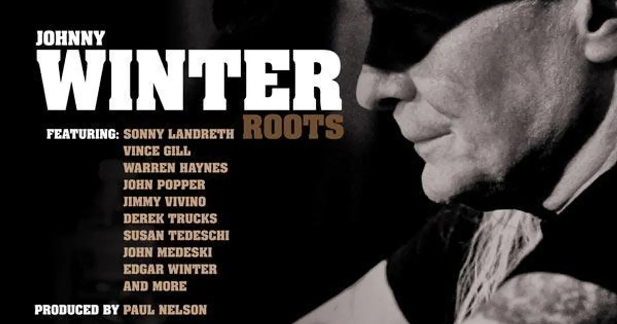 Johnny Winter Roots Poster