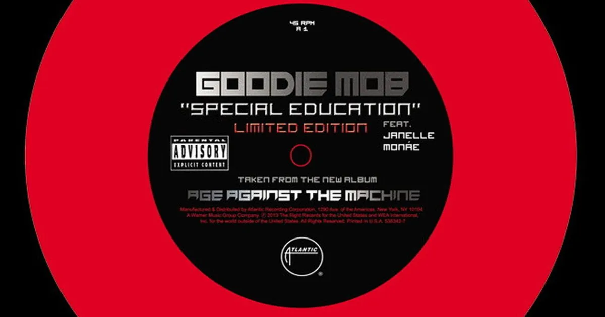 Goodie Mob "Special Education" 7" Vinyl Limited Edition Red Color Vinyl