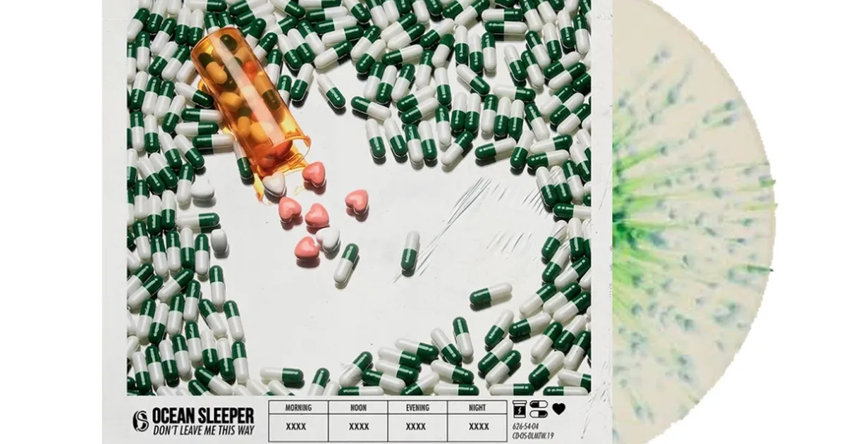 Ocean Sleeper Don’t Leave Me This Way LP (White W/ Green Splatter) (Vinyl)