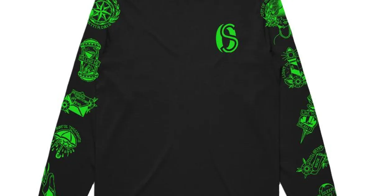 Ocean Sleeper 1 Year Don't Leave Me This Way Longsleeve (Black)