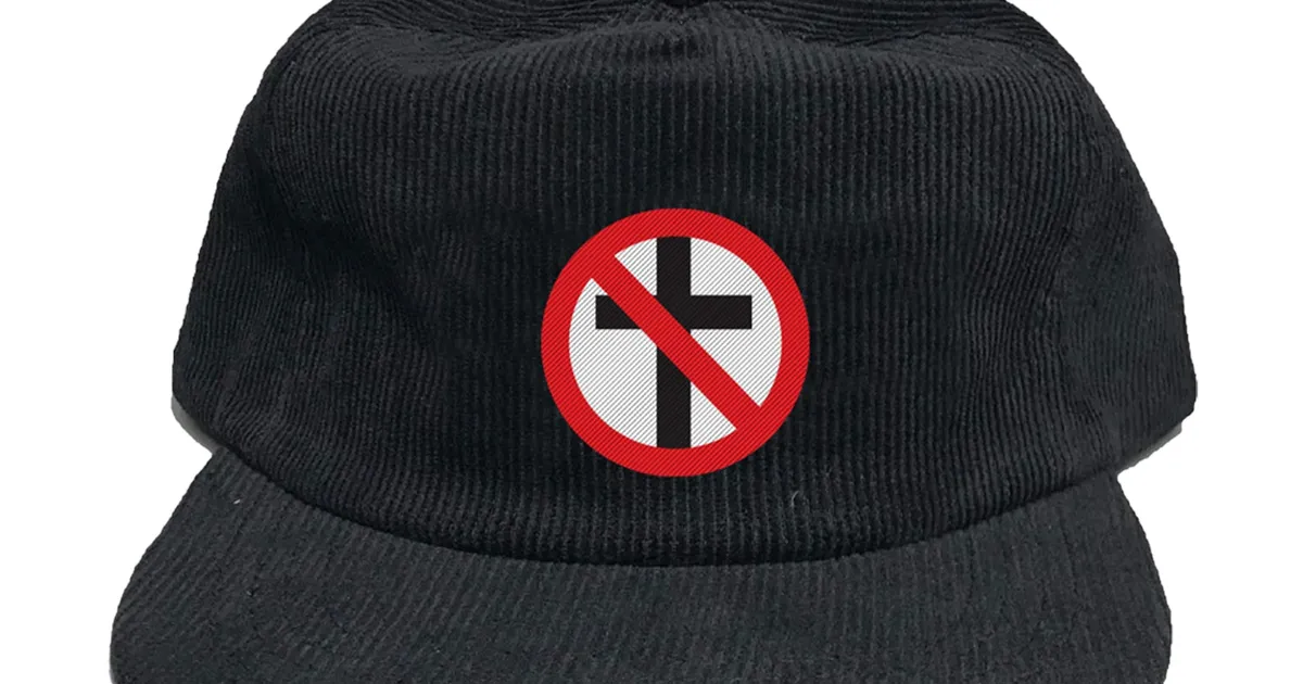Bad Religion Crossbuster Corduroy Hat (Black)