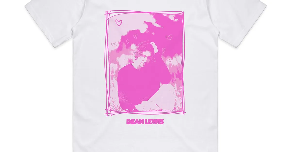 Dean Lewis Pink Photo T-Shirt (White)