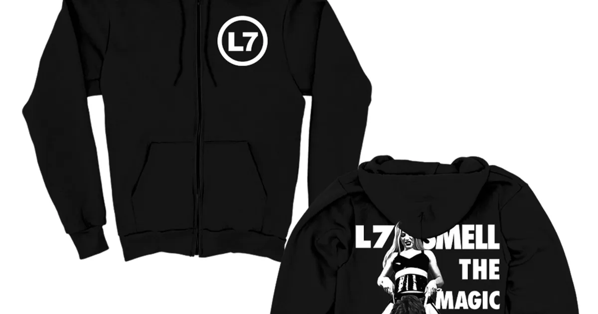 L7 Smell the Magic Zip Up Hoodie (Black)
