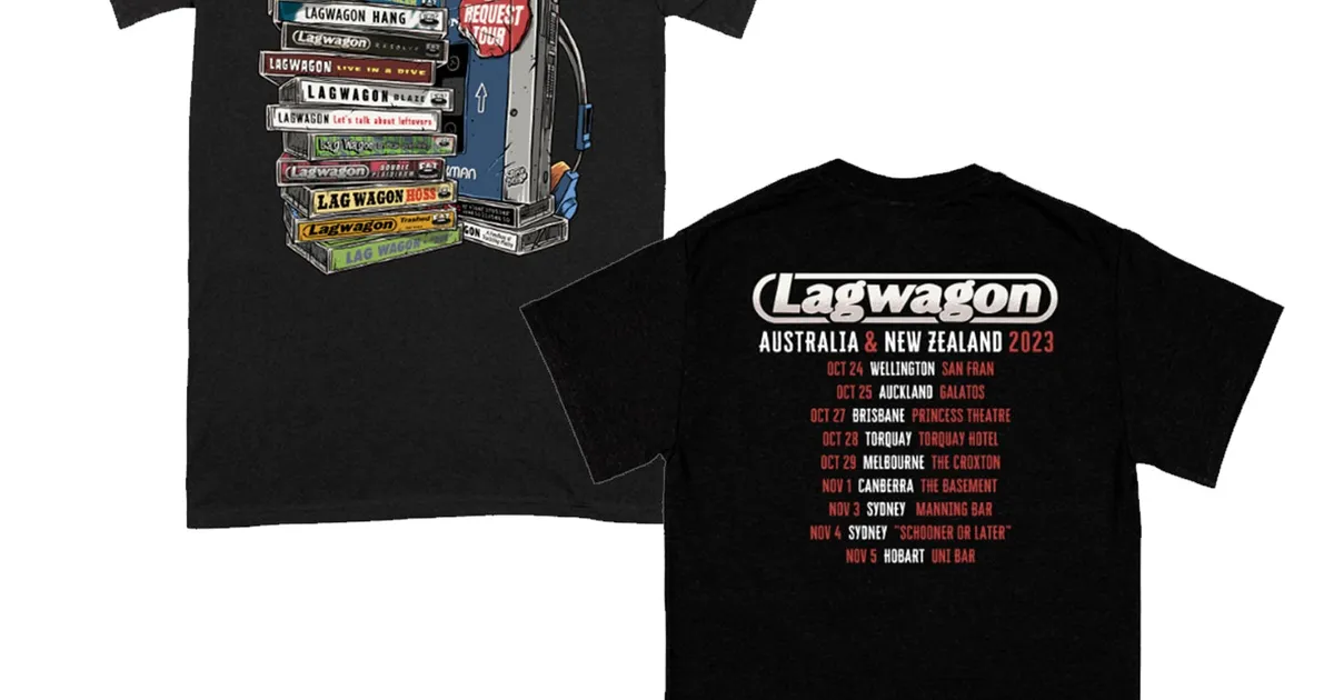 Lagwagon 2023 Tour Tee (Black)