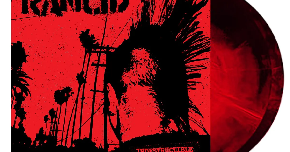 Rancid Indestructible 20th Anniv. Edition 2LP (Red & Black Galaxy Vinyl)