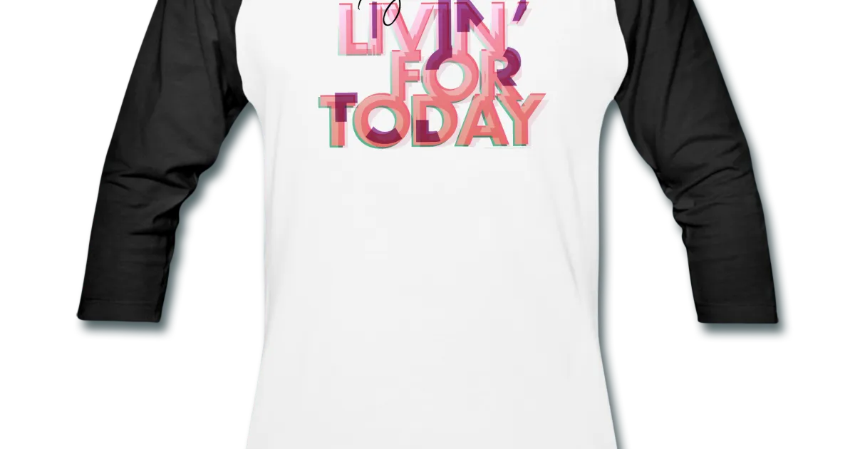 John Lennon Livin' For Today (raglan)