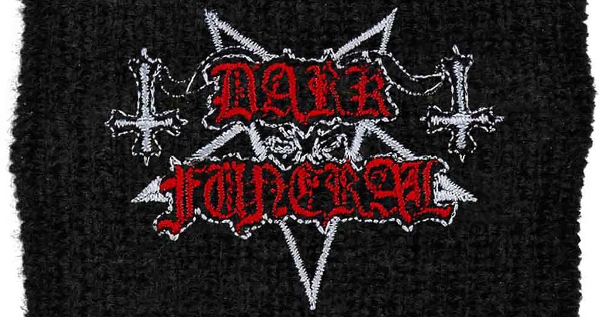 Dark Funeral Wrist Bands - Sweat - Logo