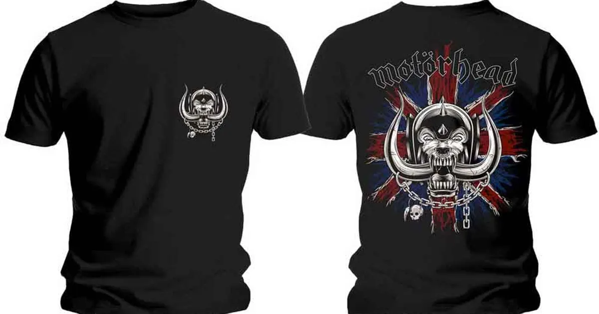 Motörhead T Shirt - British Warpig & Logo