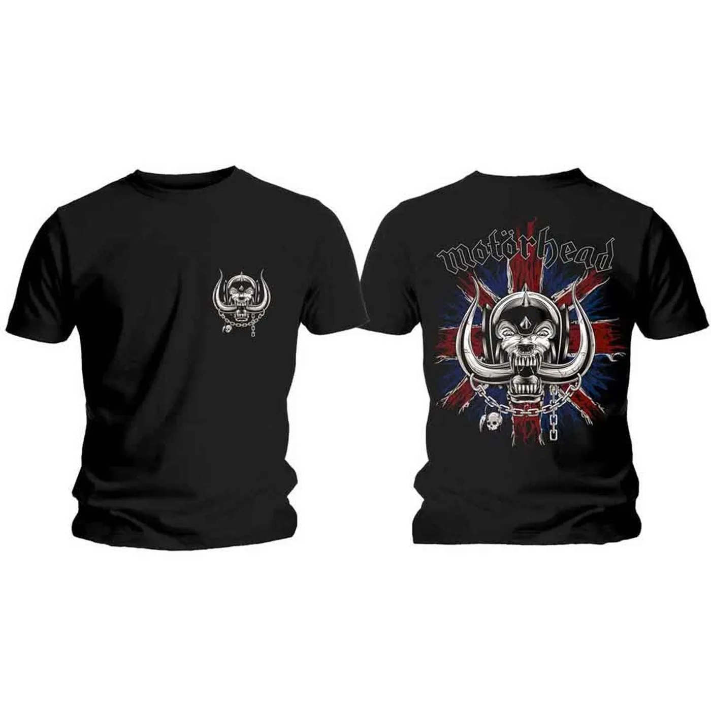Motörhead T Shirt - British Warpig & Logo
