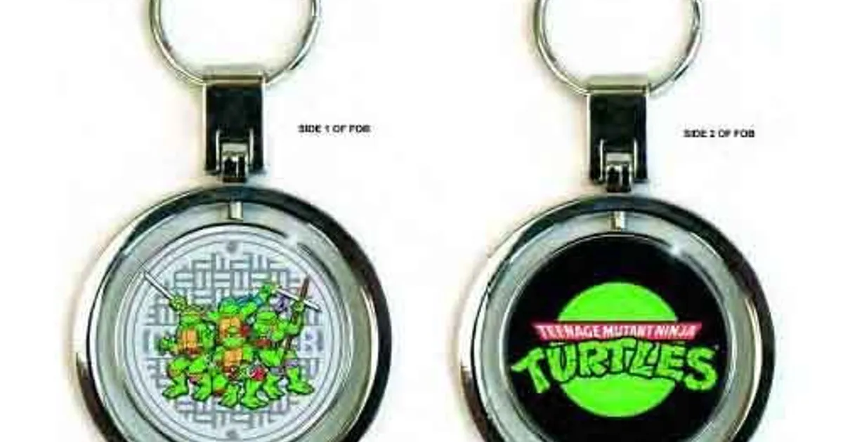 Teenage Mutant Ninja Turtles Spinner Keychains - TMNT