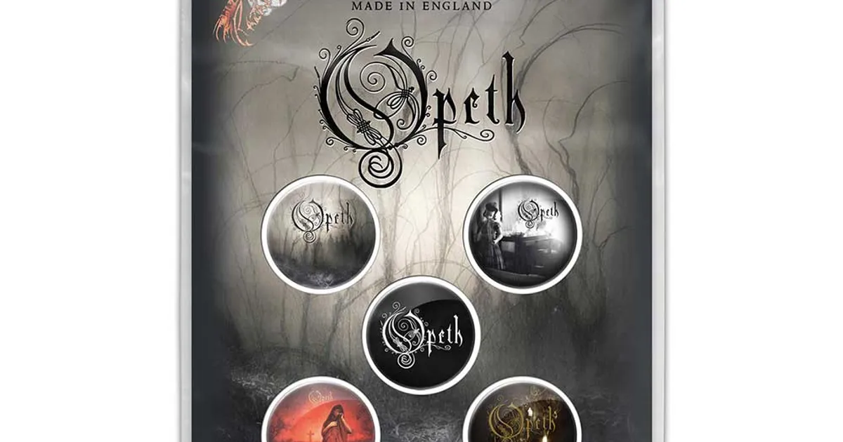 Opeth Plastic Pin Badge - Classic Albums