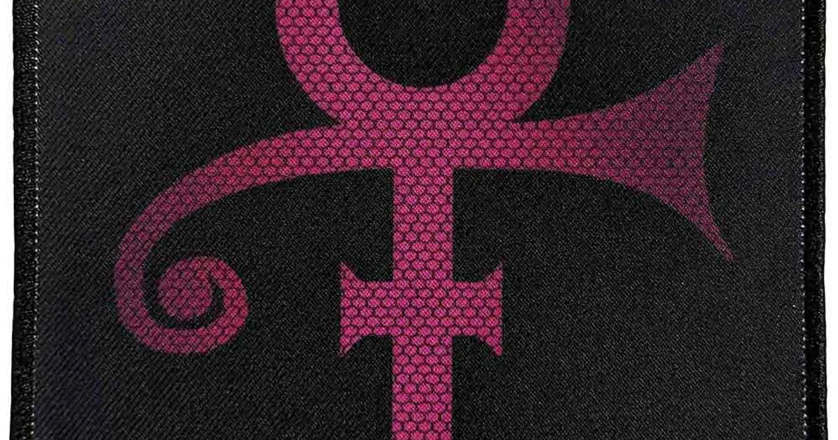 Prince Patches - Woven Sew On - Hexagonally Textured Symbol