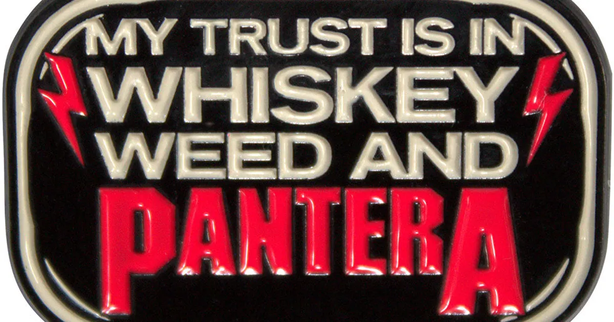 Pantera Pin - Badge - Whiskey