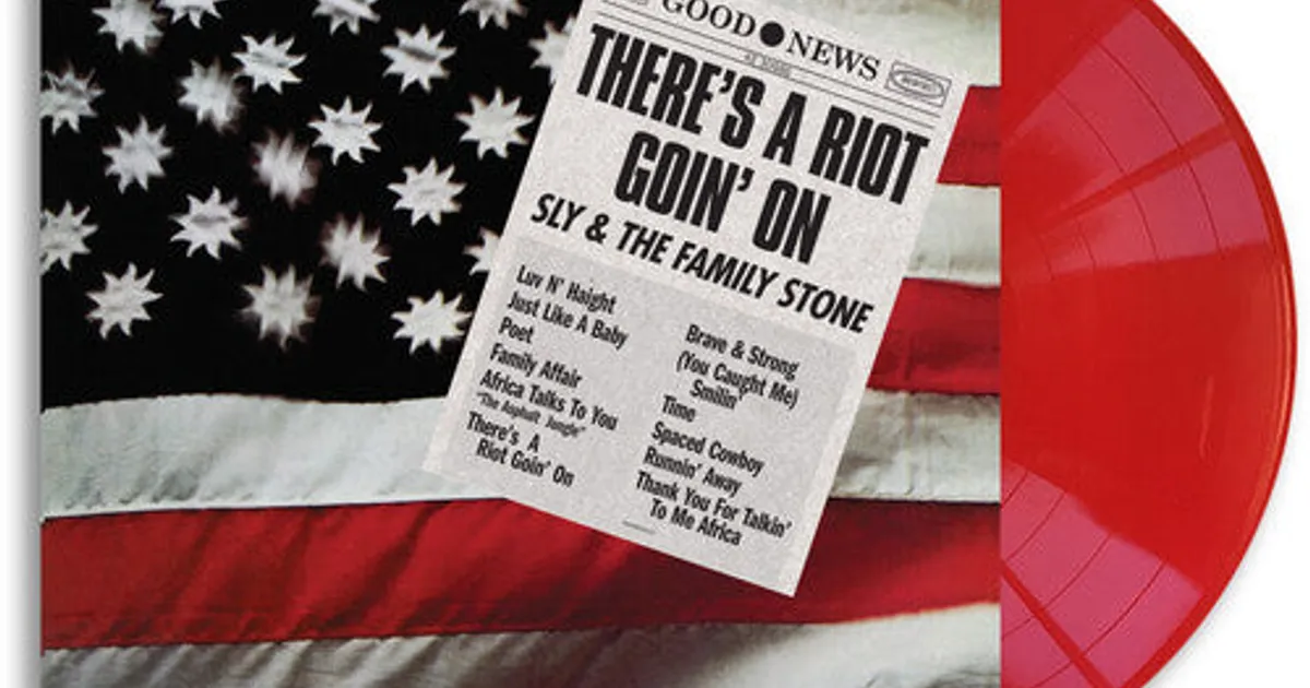 Sly & The Family Stone LP Vinyl - There'S A Riot Goin On (Colv) (Gate ...