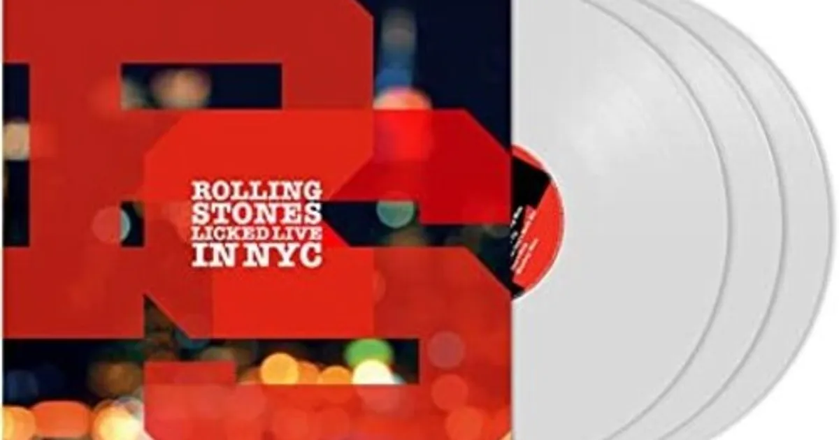 The Rolling Stones LP Vinyl - Licked Live In Nyc (Coloured Vinyl) (Ltd ...