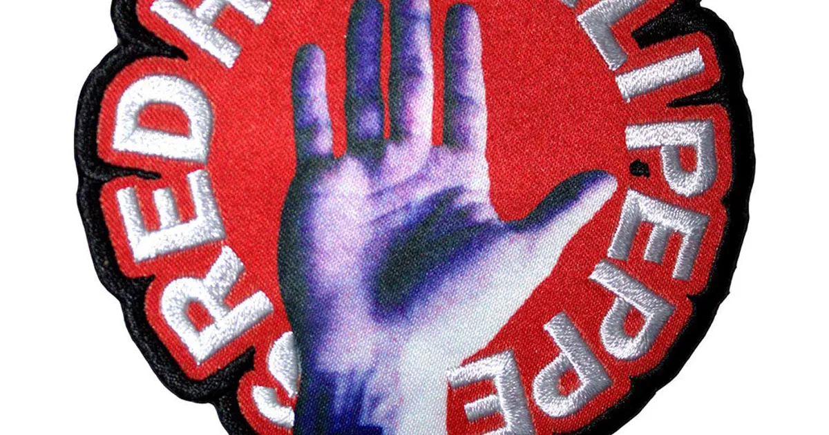 Red Hot Chili Peppers Patches-Iron On - Heart Logo