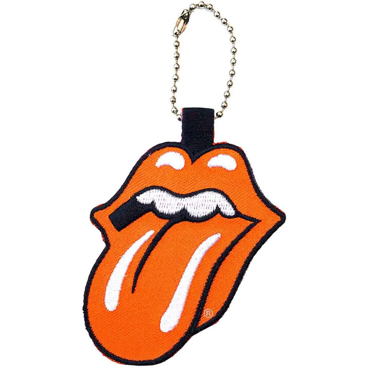 The Rolling Stones Patch Keychains - Logo