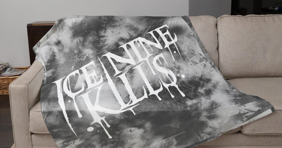 Rocksax Ice Nine Kills Sherpa Fleece Blanket - Drippy logo