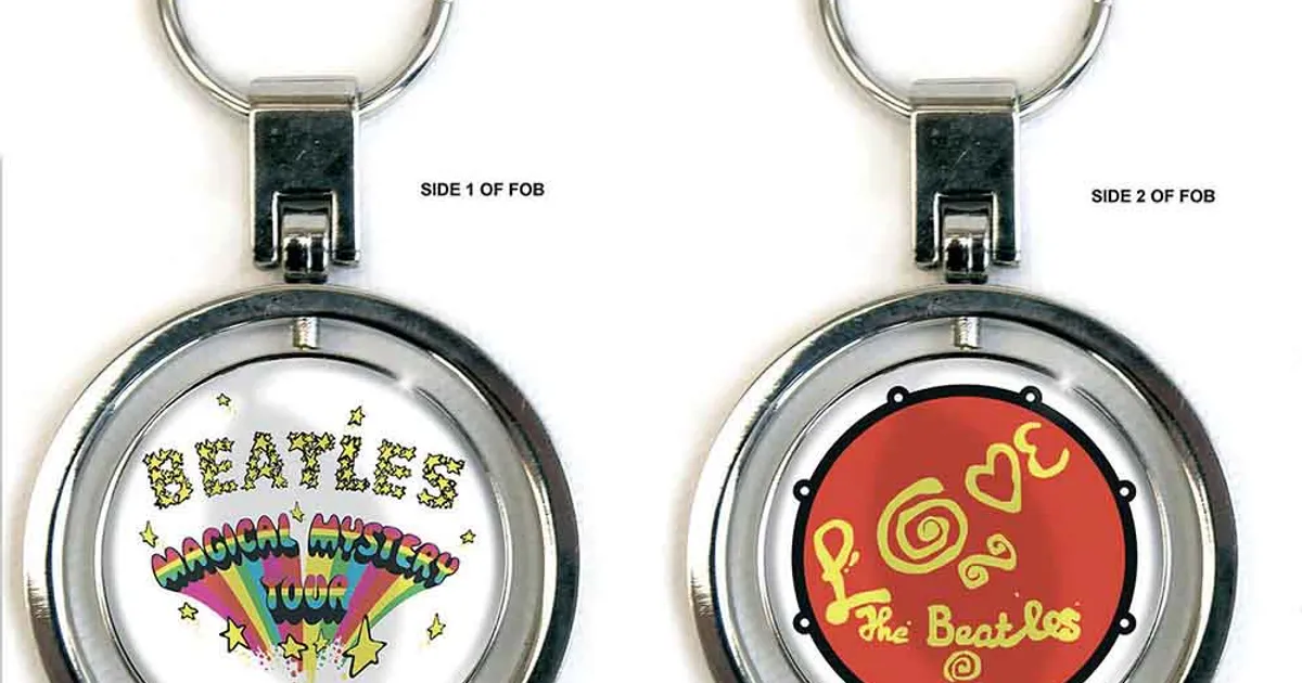 The Beatles Spinner Keychains - Magical Mystery Tour