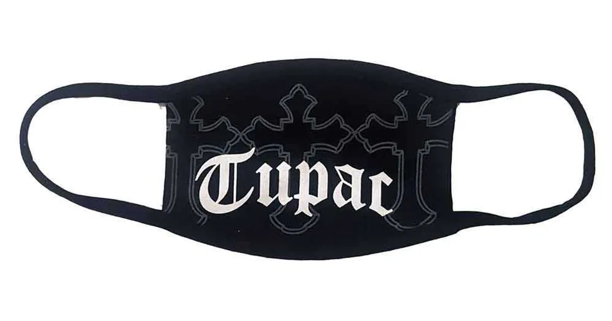 Tupac Face Masks - Logo & Crosses