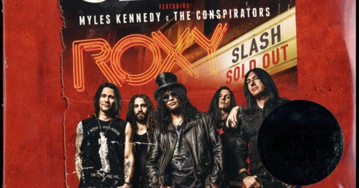 Slash LP Vinyl Record - Live At The Roxy