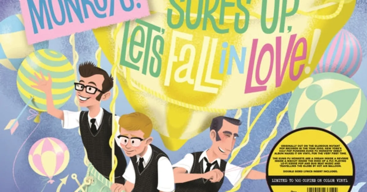 The Kung Fu Monkeys LP Vinyl Record - School's Out. Surf's Up. Let's ...