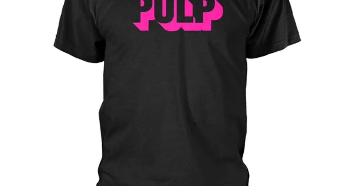 Pulp T Shirt - This Is Hardcore Logo (Black)