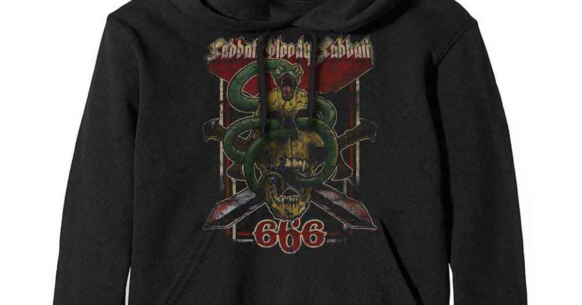 Black Sabbath Hoodie - Bloody Sabbath 666
