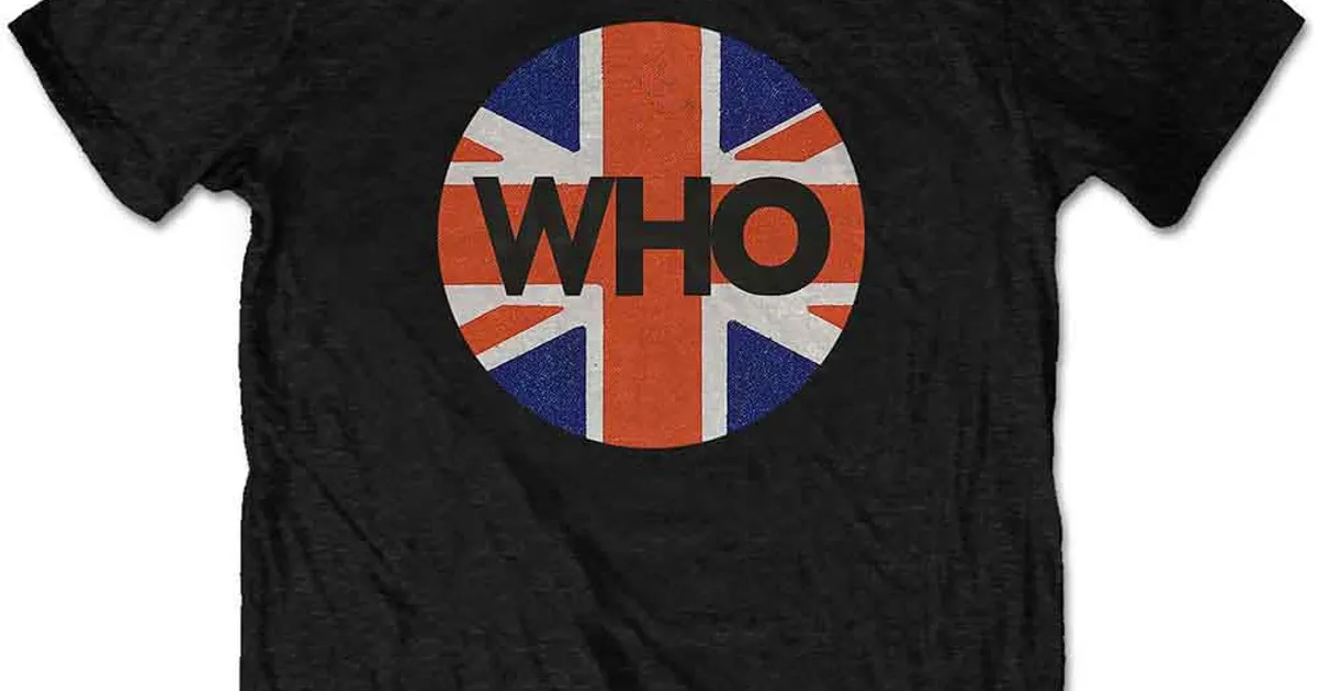 The Who T Shirt - Union Jack Circle