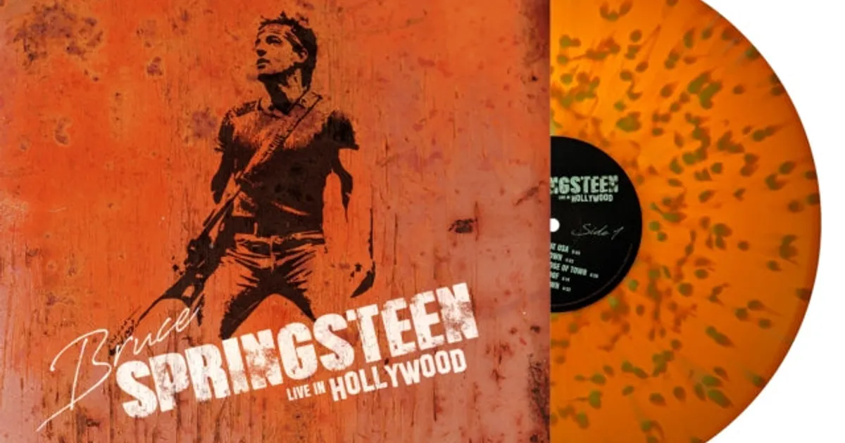 Bruce Springsteen LP Vinyl Record - Wnew Fm Broadcast The Hollywood ...