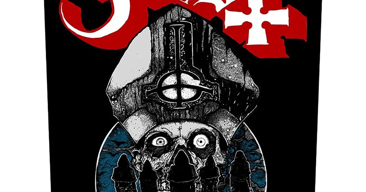 Ghost Back Patch - Papa Warriors (Backpatch)