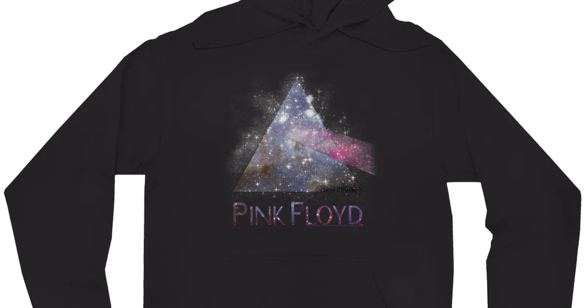 Pink Floyd Hoodie | Galaxy Of Stars Prism Image Pink Floyd Hoodie