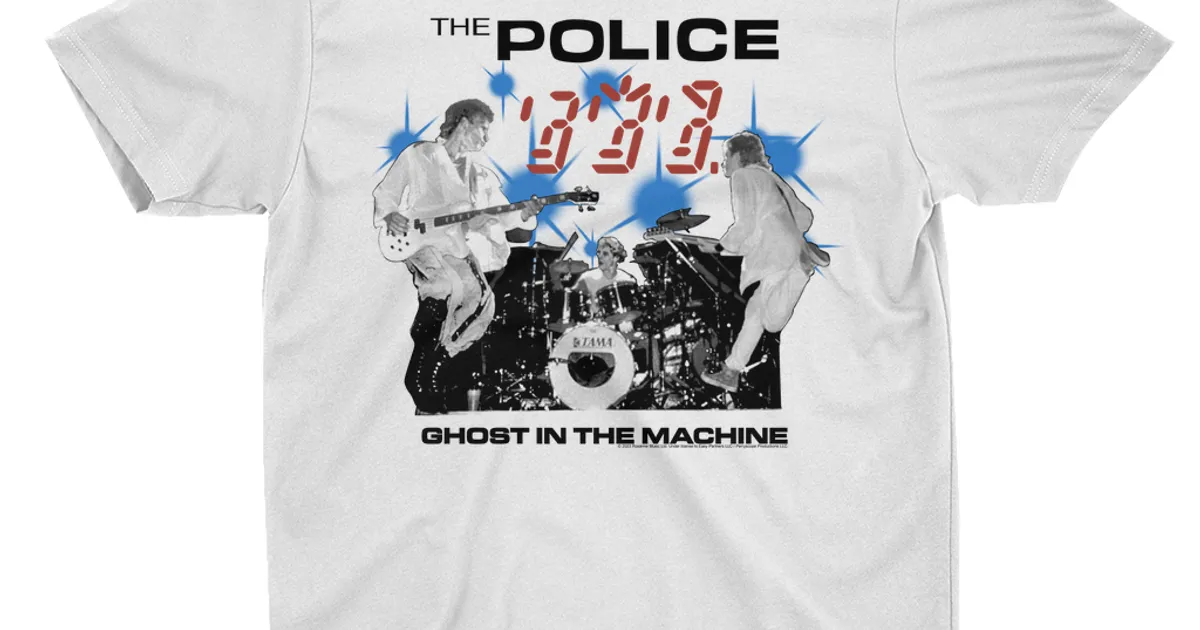 The Police T-Shirt | Live On Stage Ghost In The Machine The Police Shirt