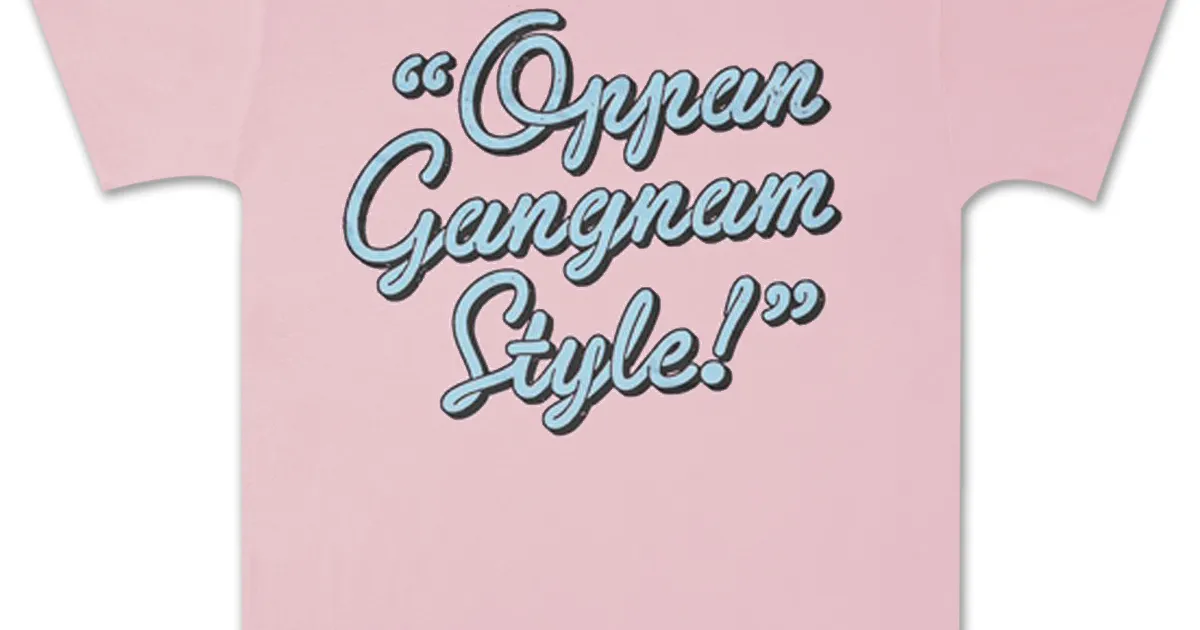 PSY Gangnam Script T-Shirt