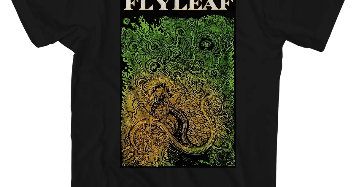 Flyleaf T-Shirt | New Horizons Album Art Flyleaf Shirt