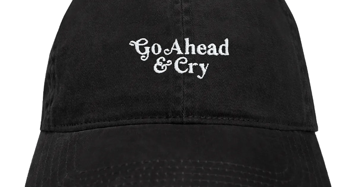 Metric Go Ahead & Cry Embroidered Dad Hat- Limited Edition