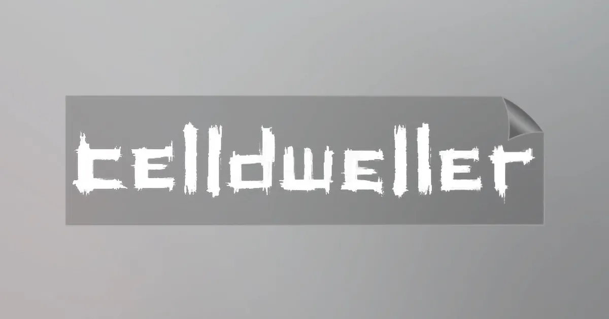 Celldweller - Logo Window Decal Static-Cling