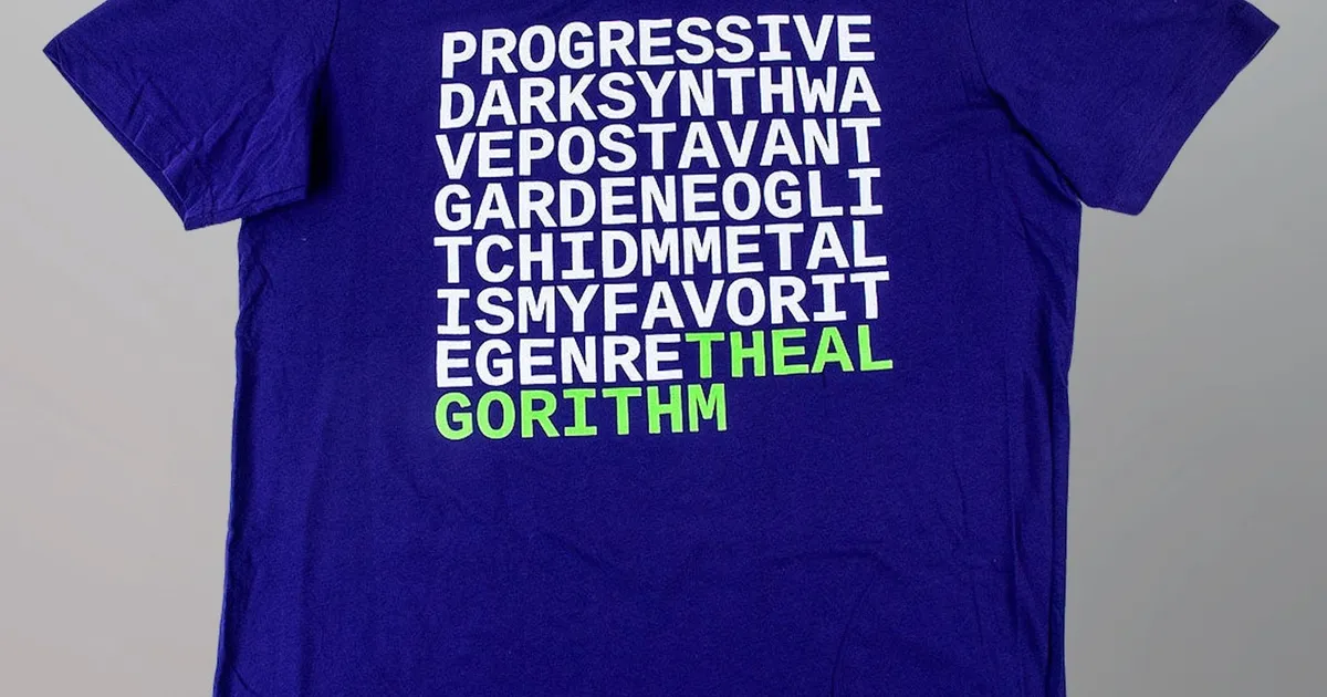 The Algorithm - Purple Genre Shirt