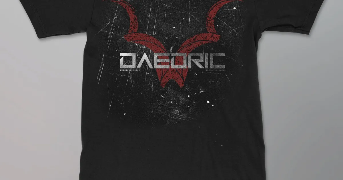 Daedric - Eroded Logo Shirt