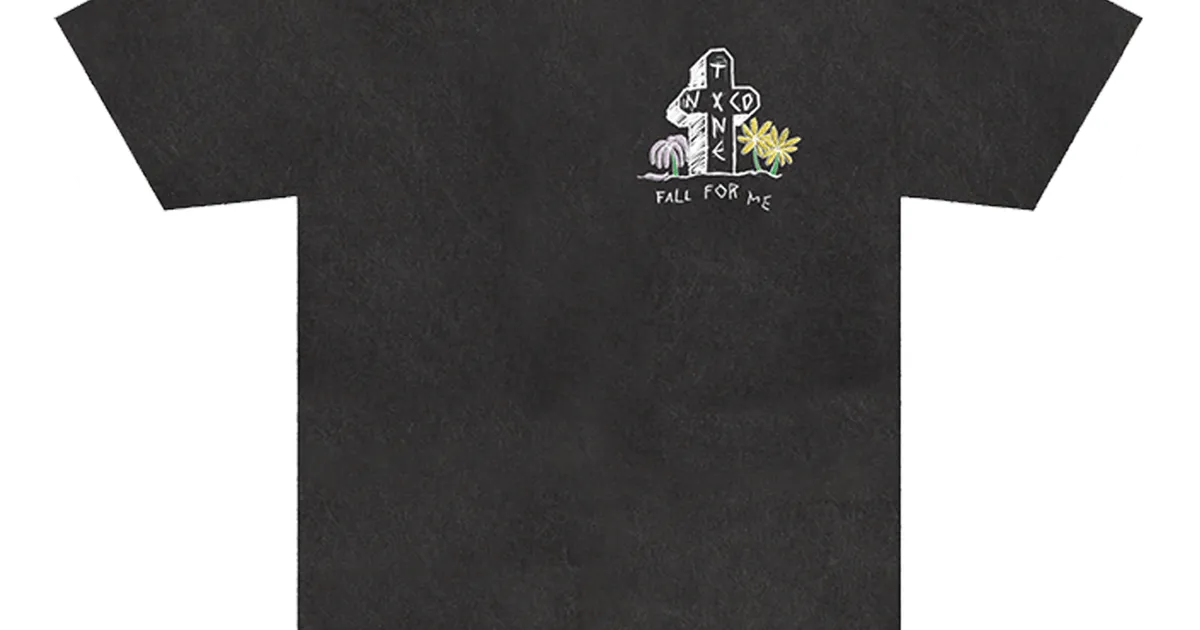 Trevor Daniel Fall For Me Tee - Black