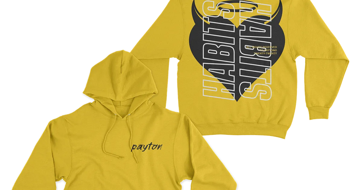 payton Habits Hoodie - Yellow