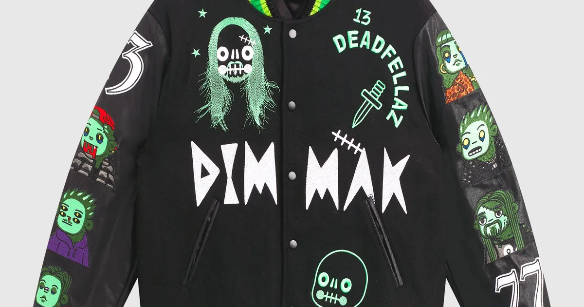 Dim Mak x Deadfellaz Varsity Jacket