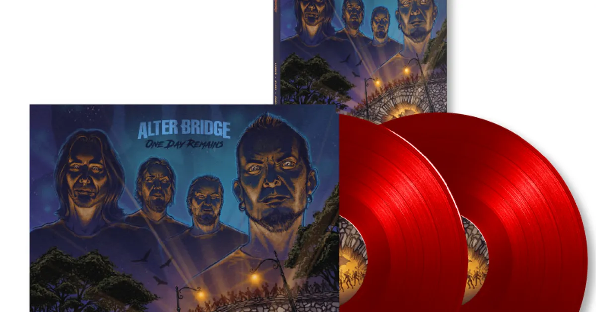 Alter Bridge: 'One Day Remains' in Red Colorway Vinyl + Softcover Book