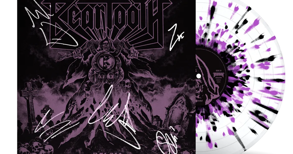 Beartooth - 'Below' Signed Vinyl LP (Purple & Black Splatter)