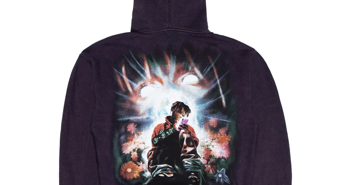 Juice WRLD THIRTEEN STUDIOS HOODIE NAVY