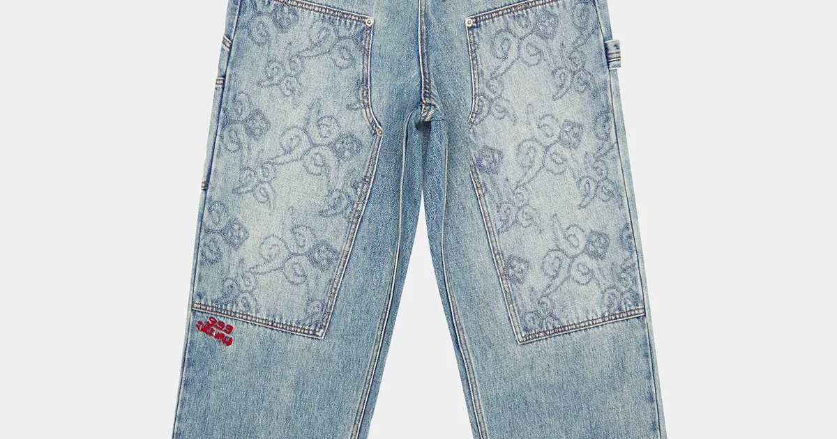 Juice WRLD MAXX OPERATOR JEANS K9 - STONED BLUE DENIM