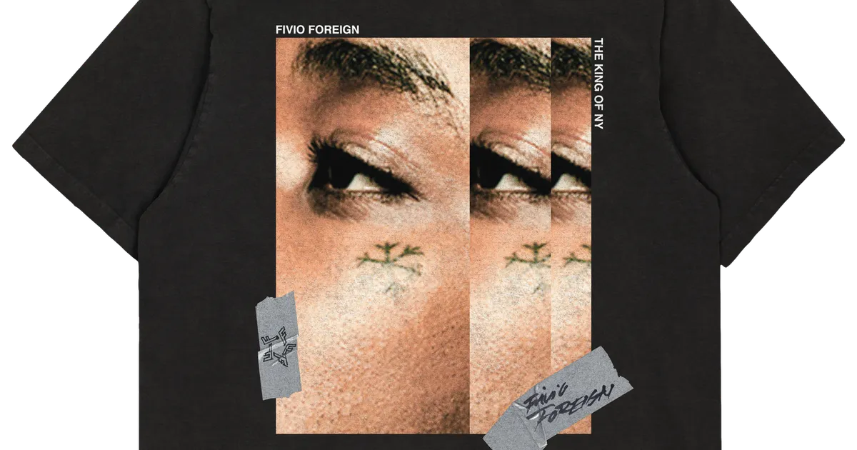 Fivio Foreign Snowflake Tee