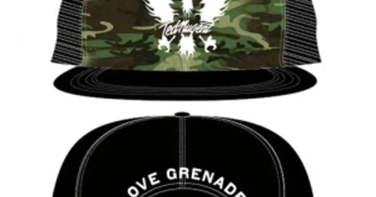 Ted Nugent Love Grenade Cap