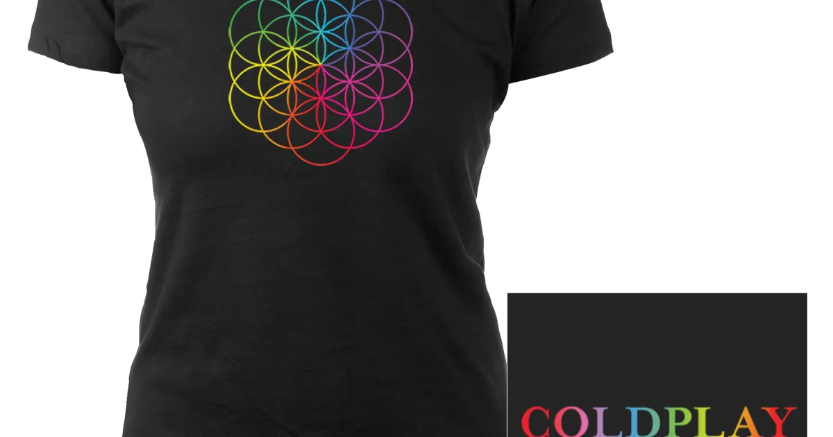 Coldplay Flower Of Life Women's Tee